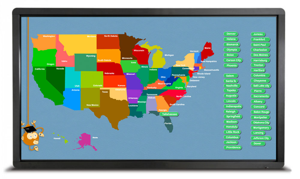 Geography Learning Suite – Touchscreen Learning. Bespoke interactive ...